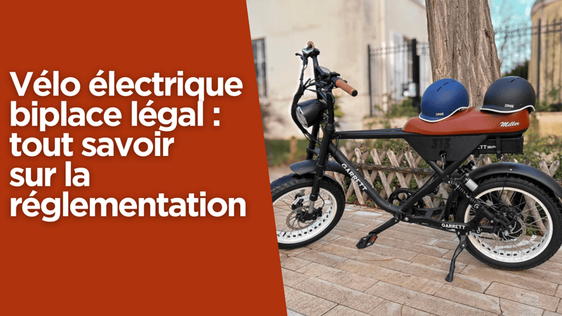 Vélos Électriques Biplace au Meilleur Prix - SAV France Premium