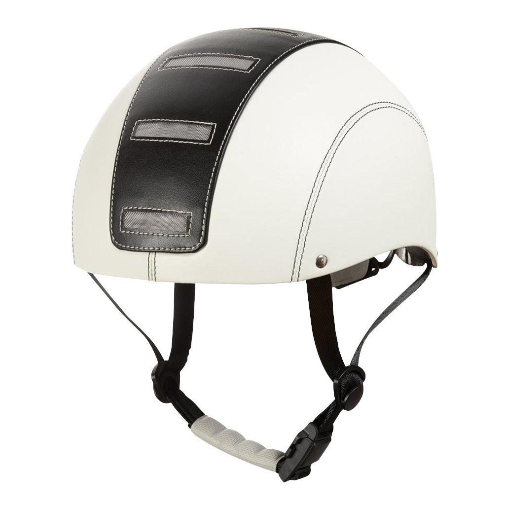 Halo Urban Cream Licorice Electric Bike Helmet - Vegan Leather