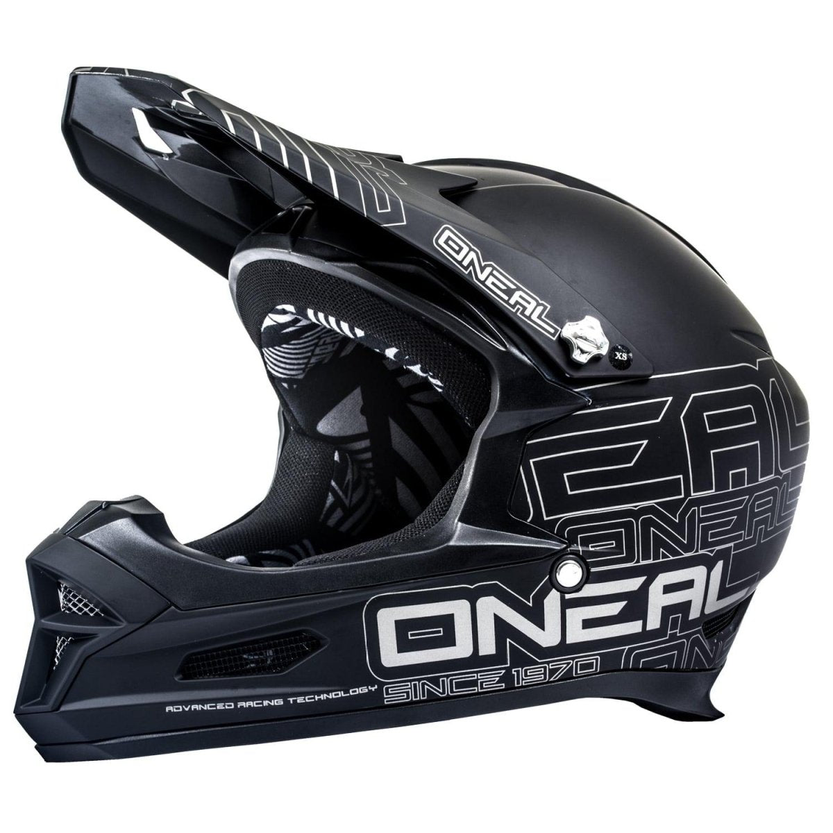 O'Neal Fury RL Matte Black Helmet - Integral for MTB or BMX